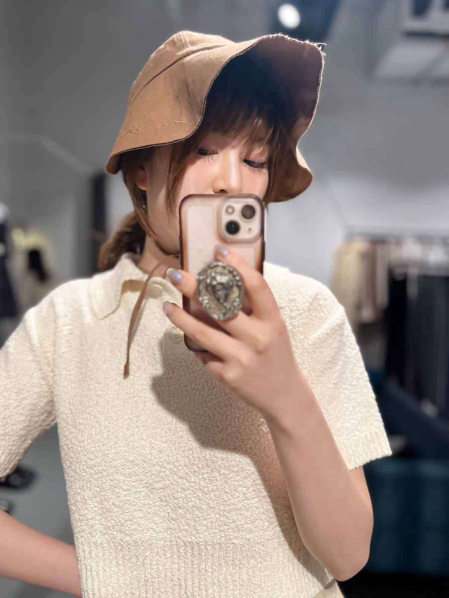 Linen Bonnet Hat – Rococo Seoul