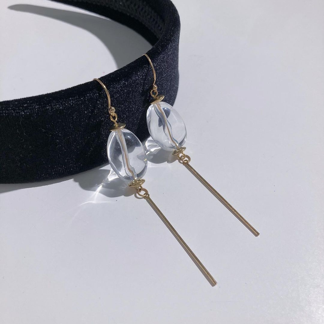 Rain Drop Earrings – Rococo Seoul