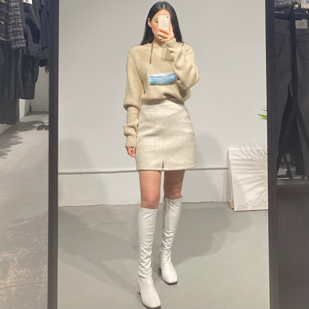 Square Toe Modern Boots – Rococo Seoul